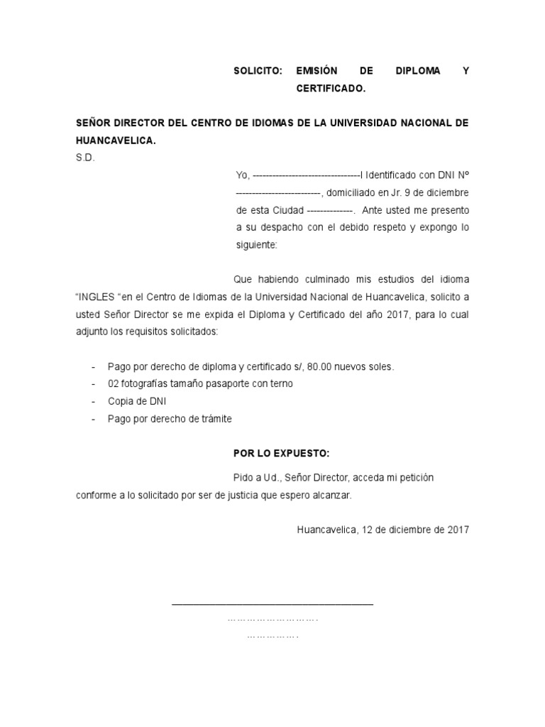 Modelo Solicitud | PDF | Gobierno y personalidad | Documentos oficiales