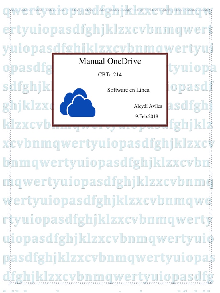 Manual Onedrive | PDF | Microsoft | Informática