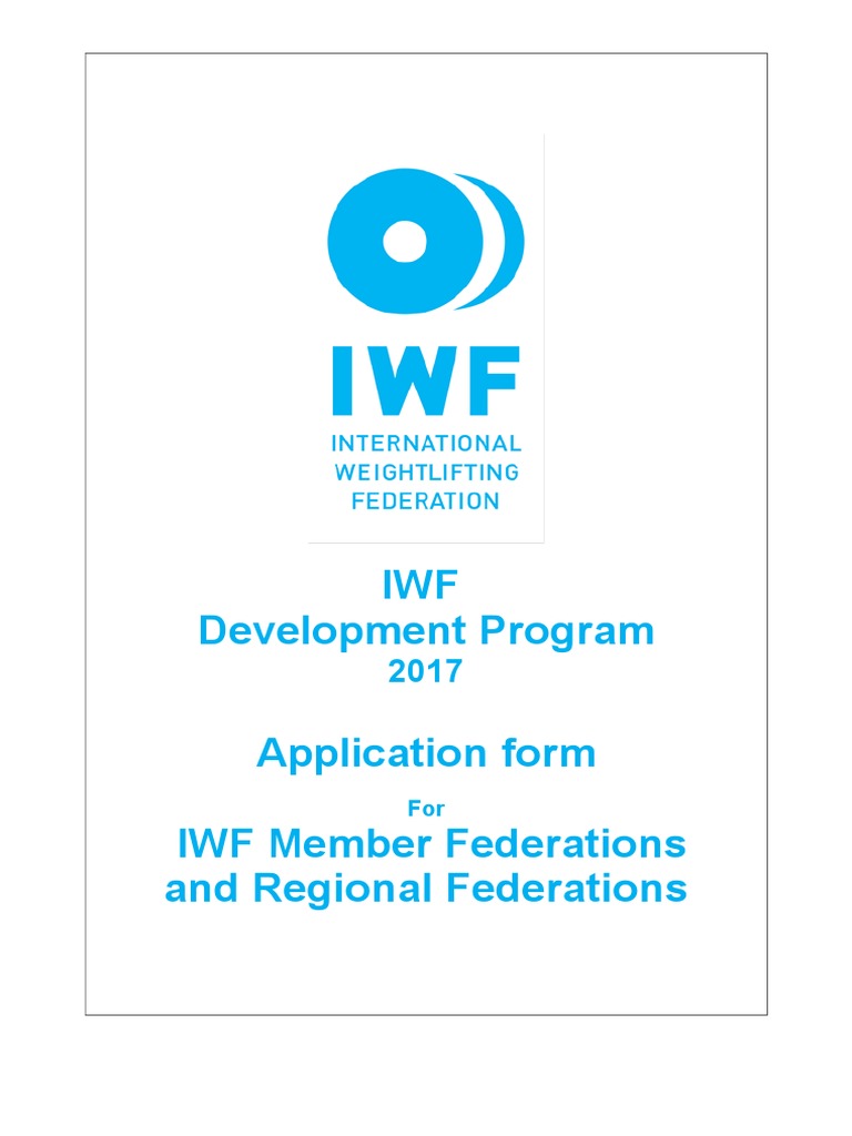 IWF-DP Application-Form DP-2017 MF RF | PDF | Business