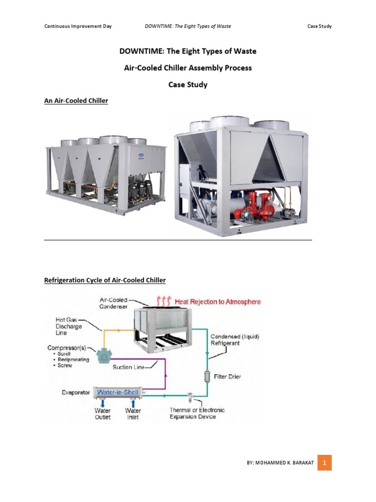 DOWNTIME: The Eight Types of Waste Air-Cooled Chiller Assembly Process ...