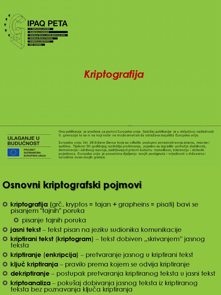 Kriptografija | PDF