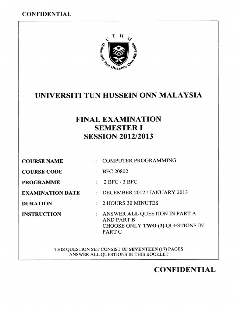 BFC 20802 PDF | PDF | Control Flow | C (Programming Language)