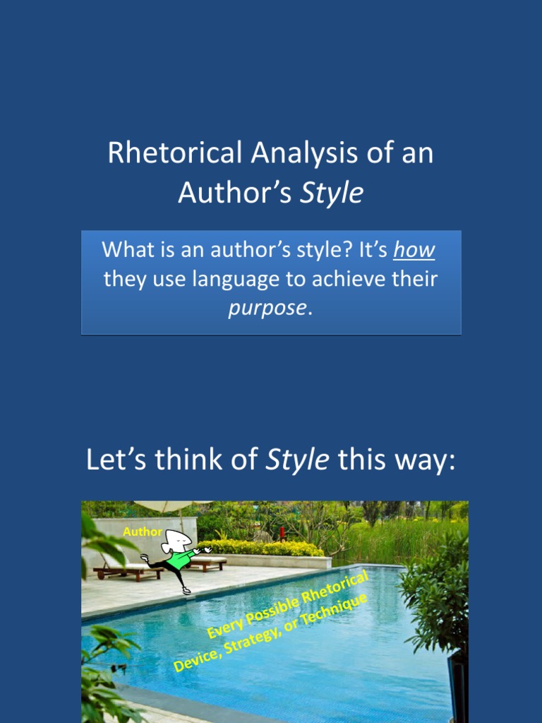 Analyzing An Author's Style | PDF | Sentence (Linguistics) | Persuasion