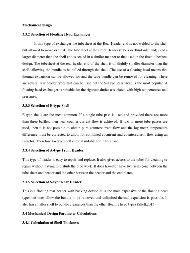Mechanical Design Calculations | PDF | Pipe (Fluid Conveyance) | Materials