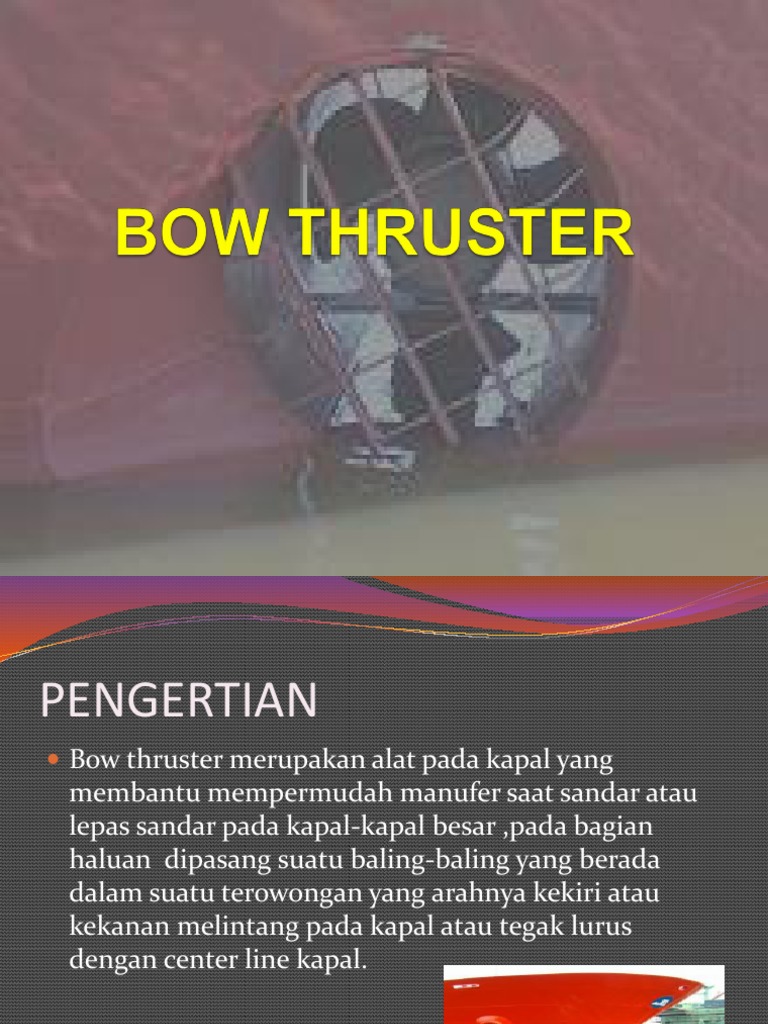 Bow Truster | PDF