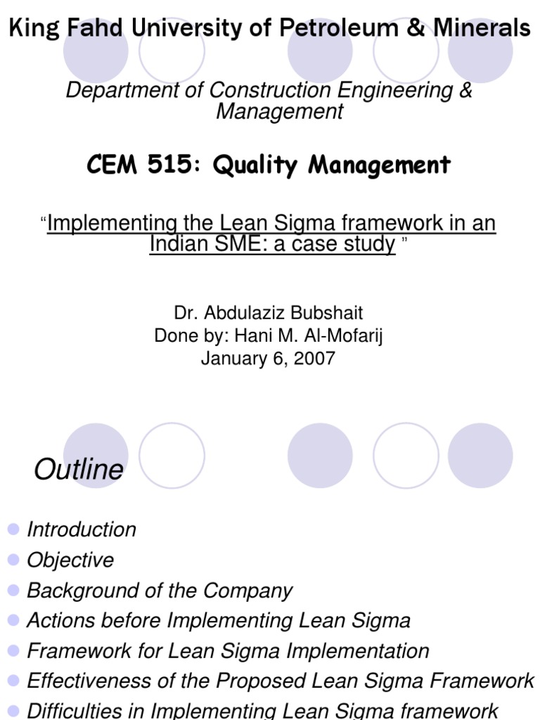 Lean Sigma Strategy | PDF | Lean Manufacturing | Six Sigma