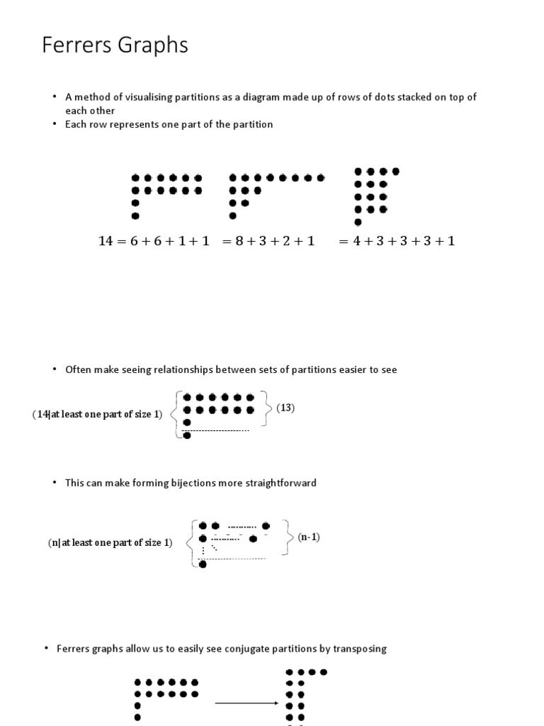 Ferrers Graphs | PDF | Abstract Algebra | Discrete Mathematics