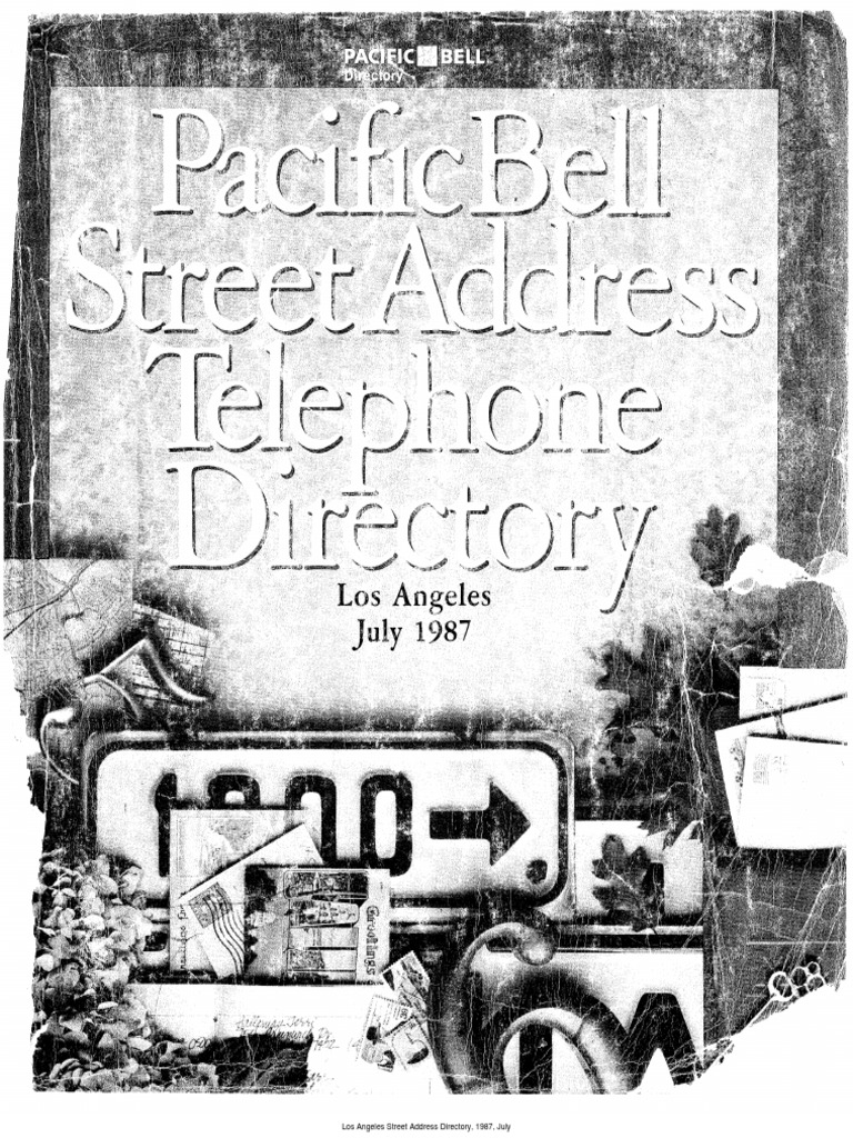 1987 Los Angeles Street Address Directory | PDF