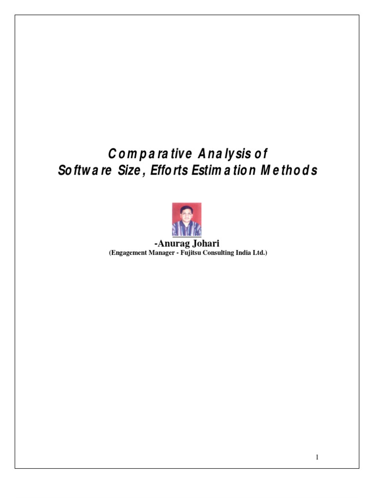 Comparative Software Size and Efforts Estimation | PDF | Business ...