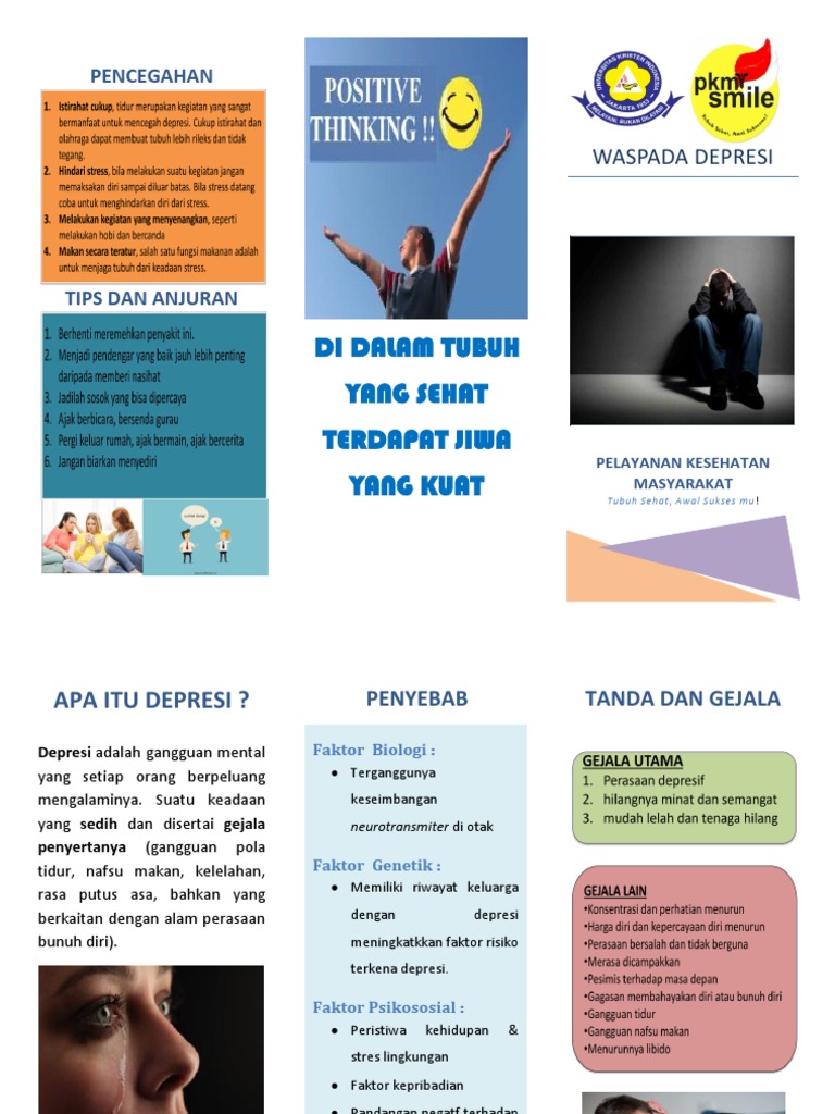 LEAFLET Depresi | PDF