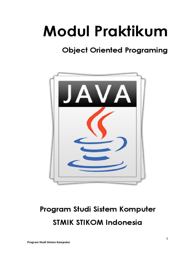 Modul Praktikum Object Oriented Programming | PDF