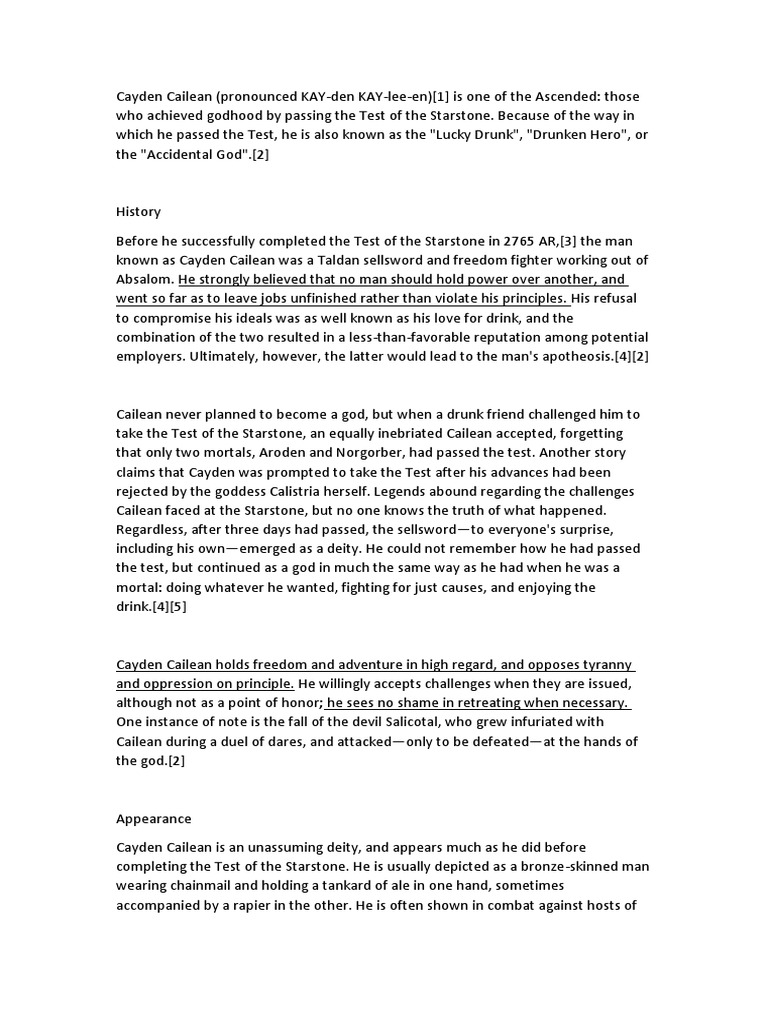 Cayden Cailean | PDF | Divinity | Clergy