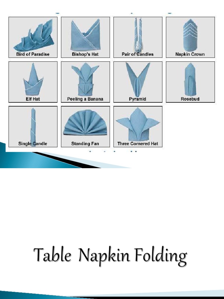 Table Napkin Folding
