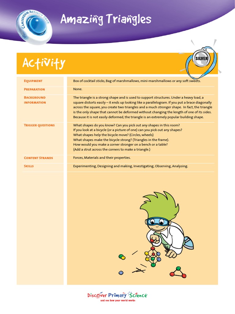 Amazing Triangles: Equipment Preparation Background Information | PDF ...