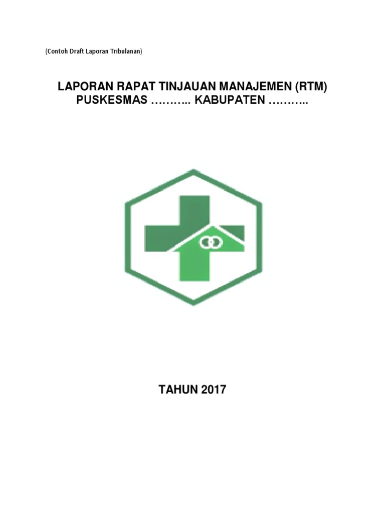 Contoh - Draft Laporan RTM | PDF