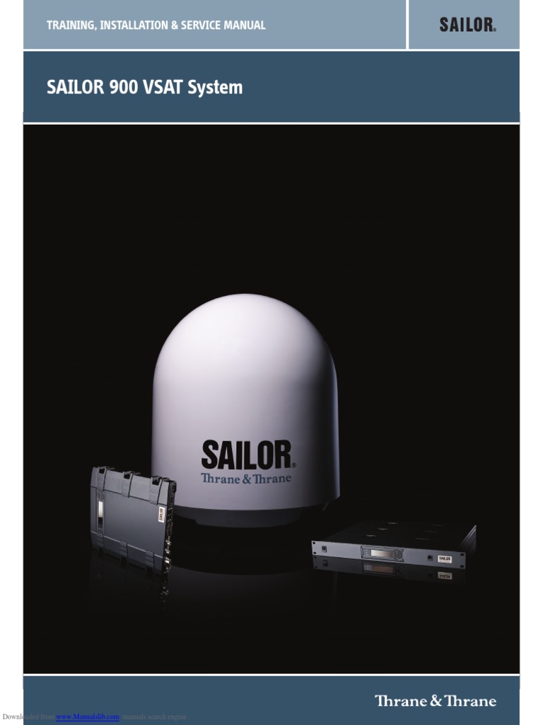 SAILOR 900 VSAT System: Training, Installation & Service Manual | PDF ...