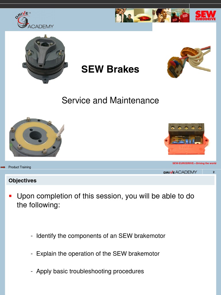 SEW Brake Service Guide | PDF | Brake | Rectifier