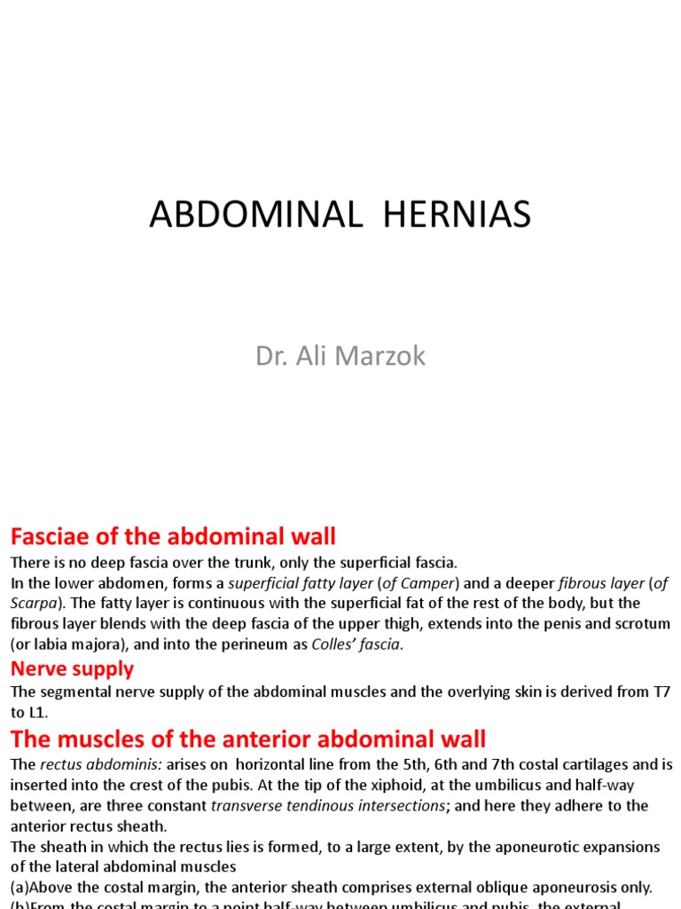 Abdominal Hernias | PDF | Abdomen | Wellness
