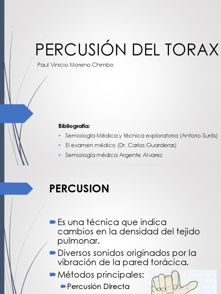 Percusión Del Torax