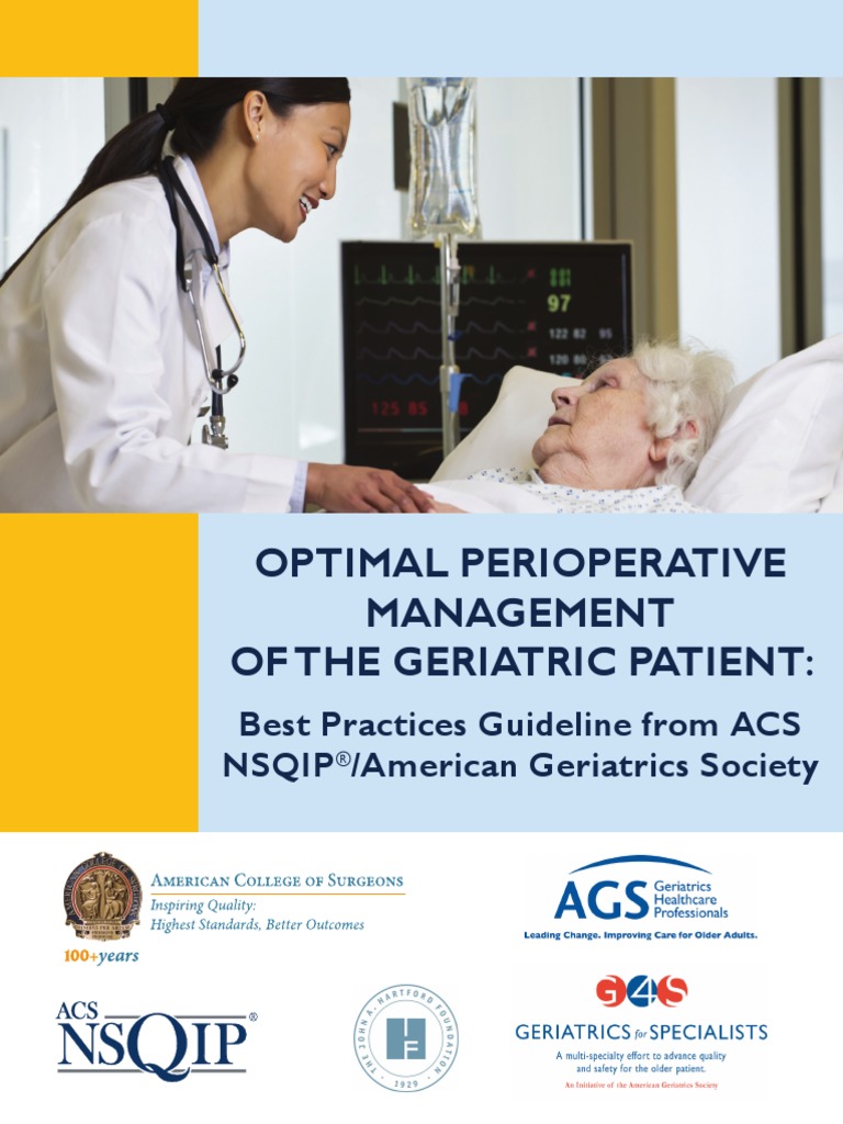 ACS NSQIP Geriatric 2016 Guidelines PDF | PDF | Anesthesia | Surgery
