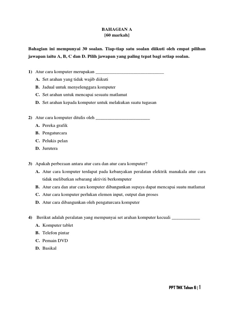 2 Ppt Tmk Tahun 6 Pdf