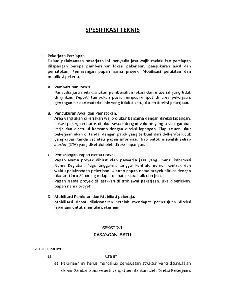 Spesifikasi Jembatan DSDDDD | PDF | Griya & Taman | Teknologi & Rekayasa