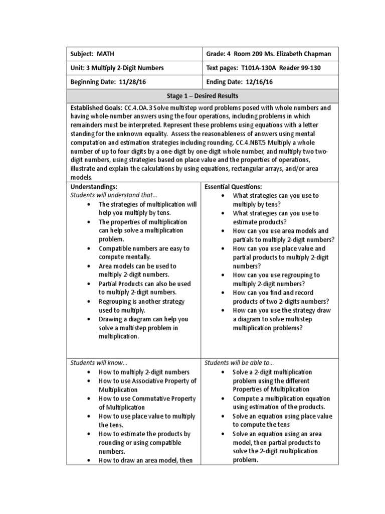 ubd-math-lesson-plan-unit-3-pdf-multiplication-equations
