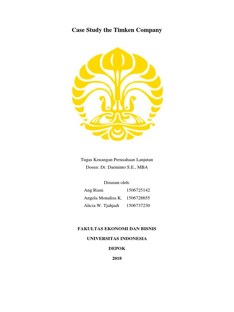 Case Study The Timken Company | PDF