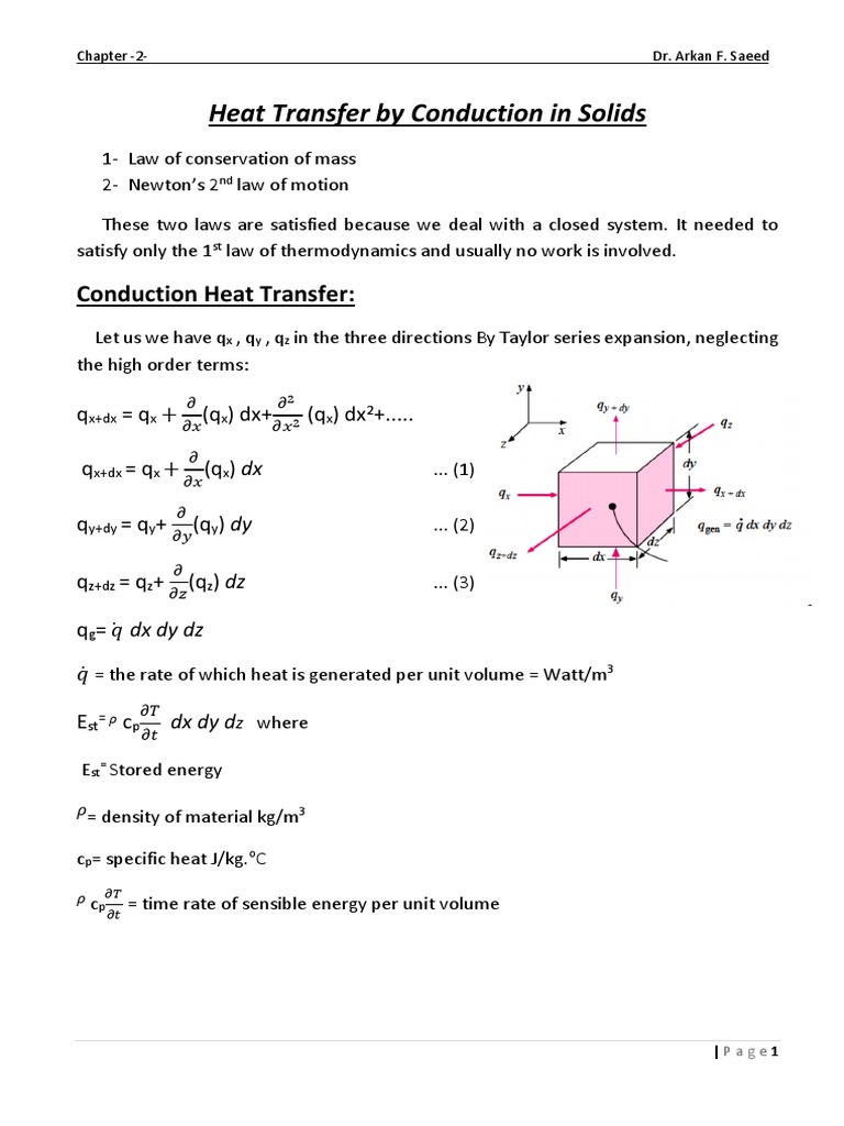 2-Steady State Conduction | PDF | Heat Transfer | Thermal Insulation