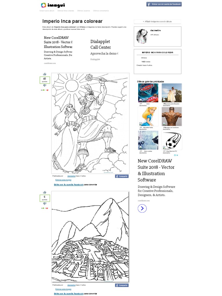Imperio Inca para Colorear - Imagui | PDF | Facebook | Multimedia
