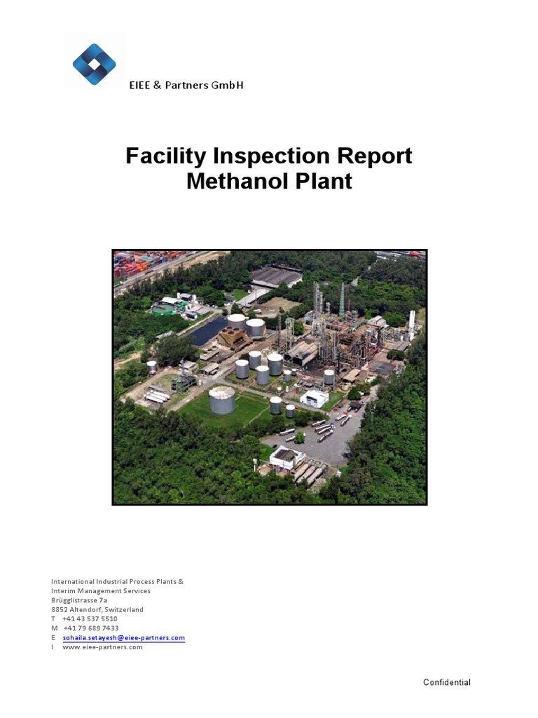 Methanol Plant 500 | PDF | Boiler | Natural Gas