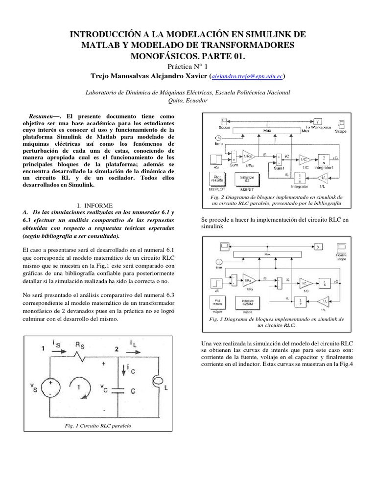 Labdin Trejo Gr2 Inf1 | PDF | Matlab | Inductor