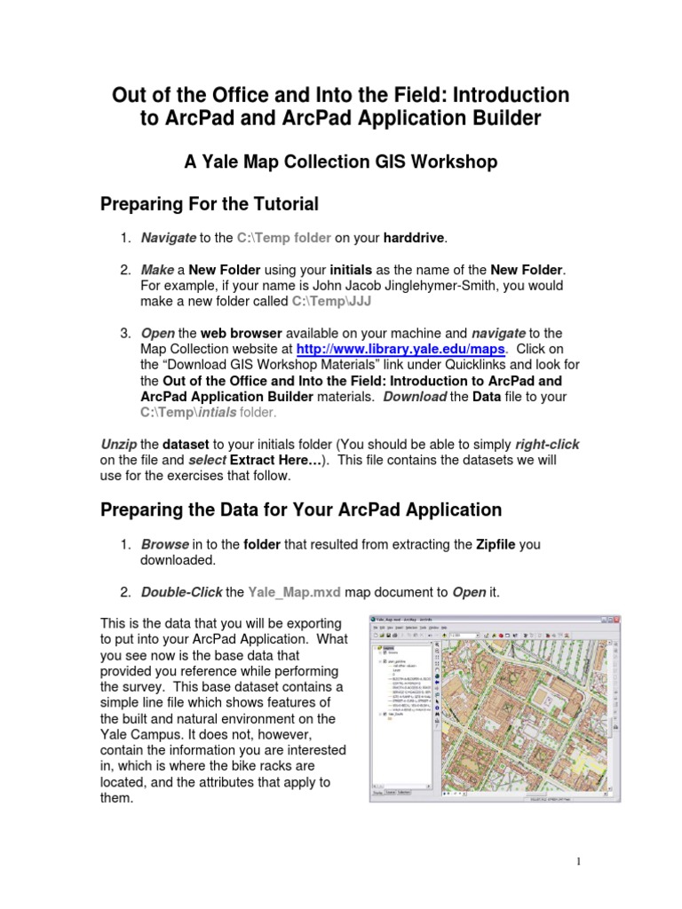 Out of The Office and Into The Field: Introduction To Arcpad and Arcpad Application Builder ...