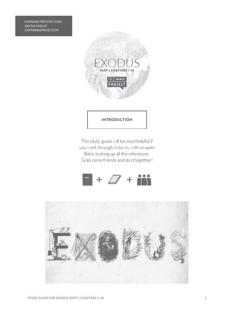 Exodus Part 1 | PDF | Book Of Exodus | Moses