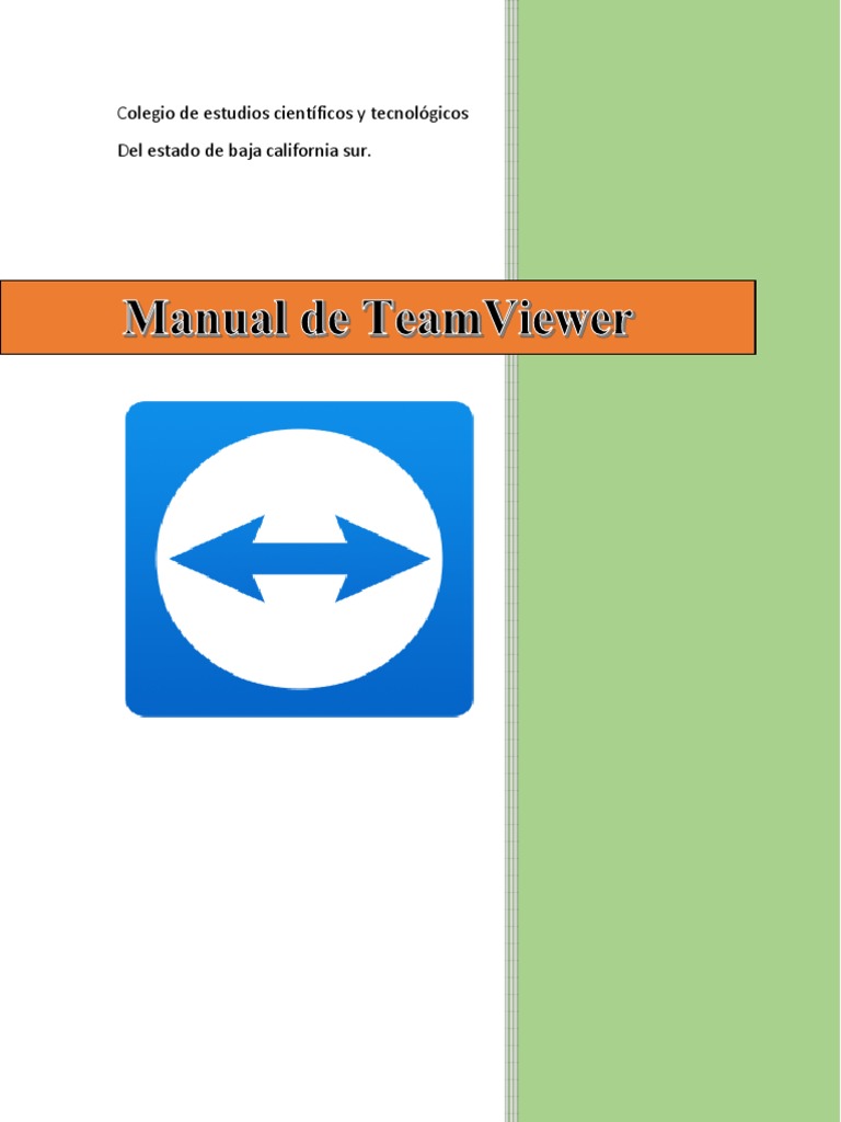 Manual de TeamViewer | PDF | Chat en linea | Point and Click