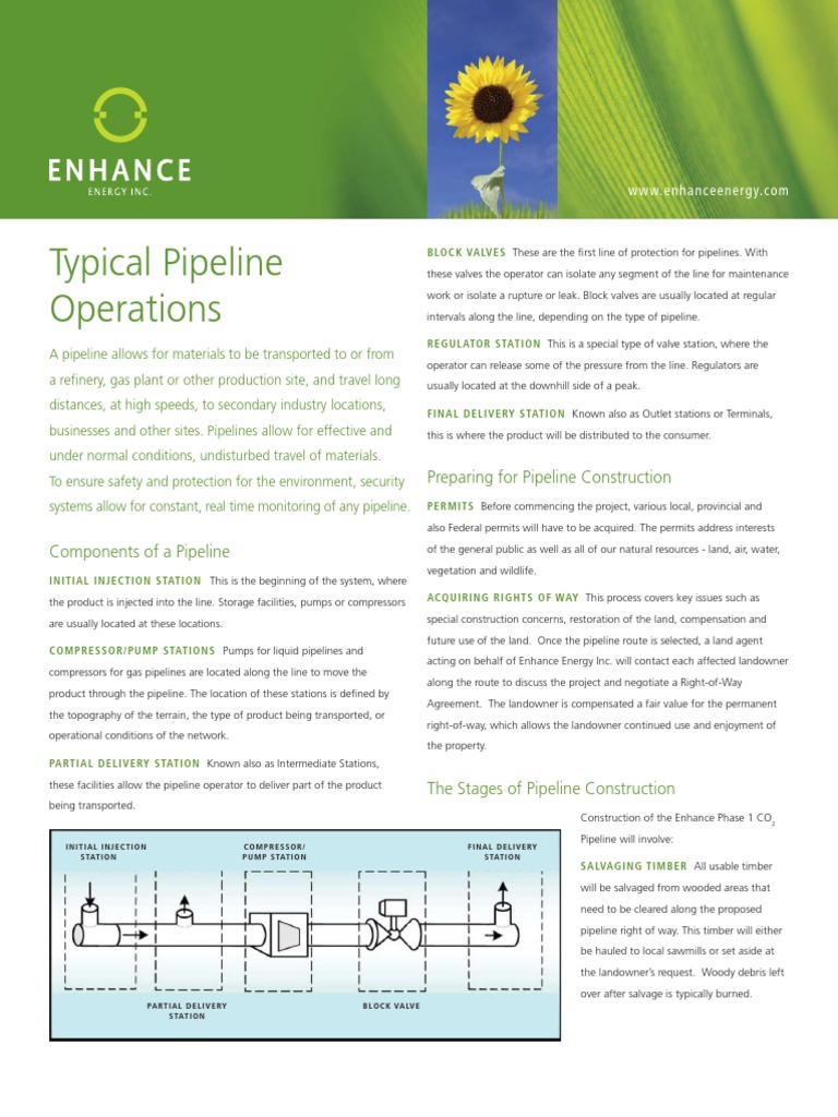Typical Pipeline Ops PDF | PDF | Pipeline Transport | Pipe (Fluid ...