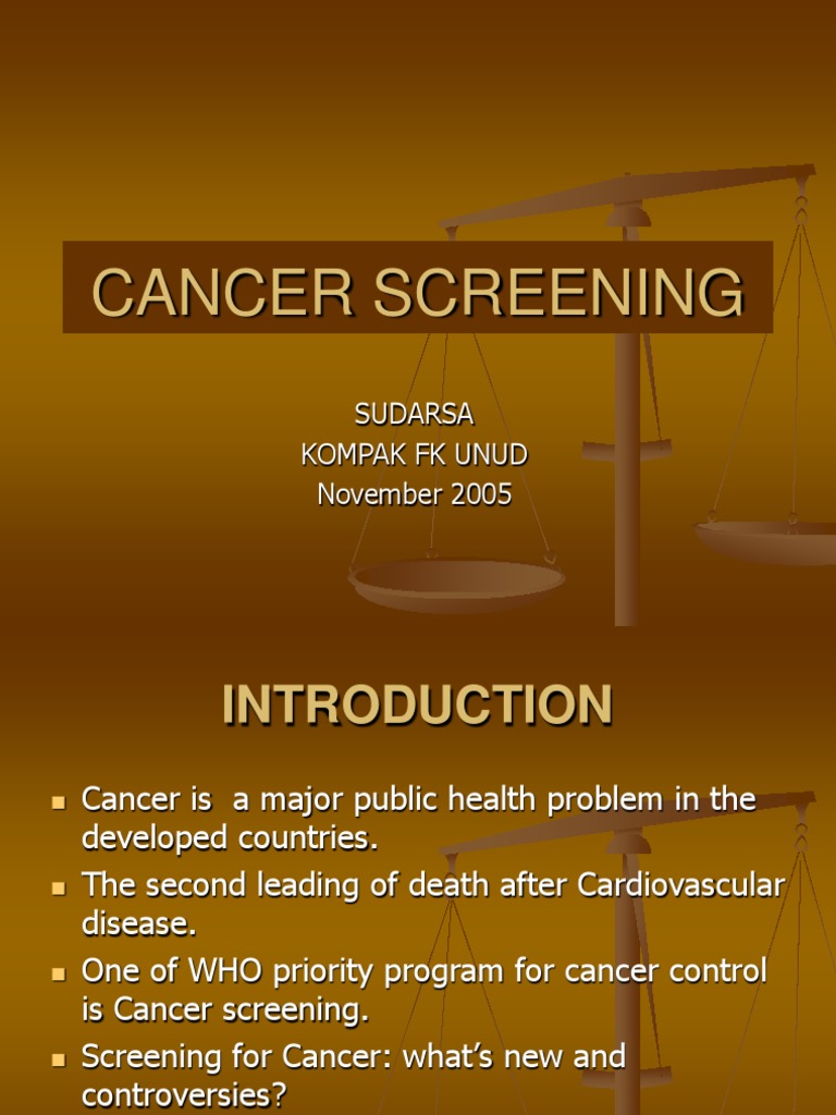 5 Skrining Kanker | PDF | Screening (Medicine) | Mammography