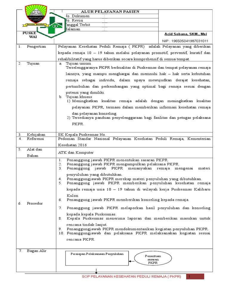 SOP-PKPR - Doc Evaluasi | PDF