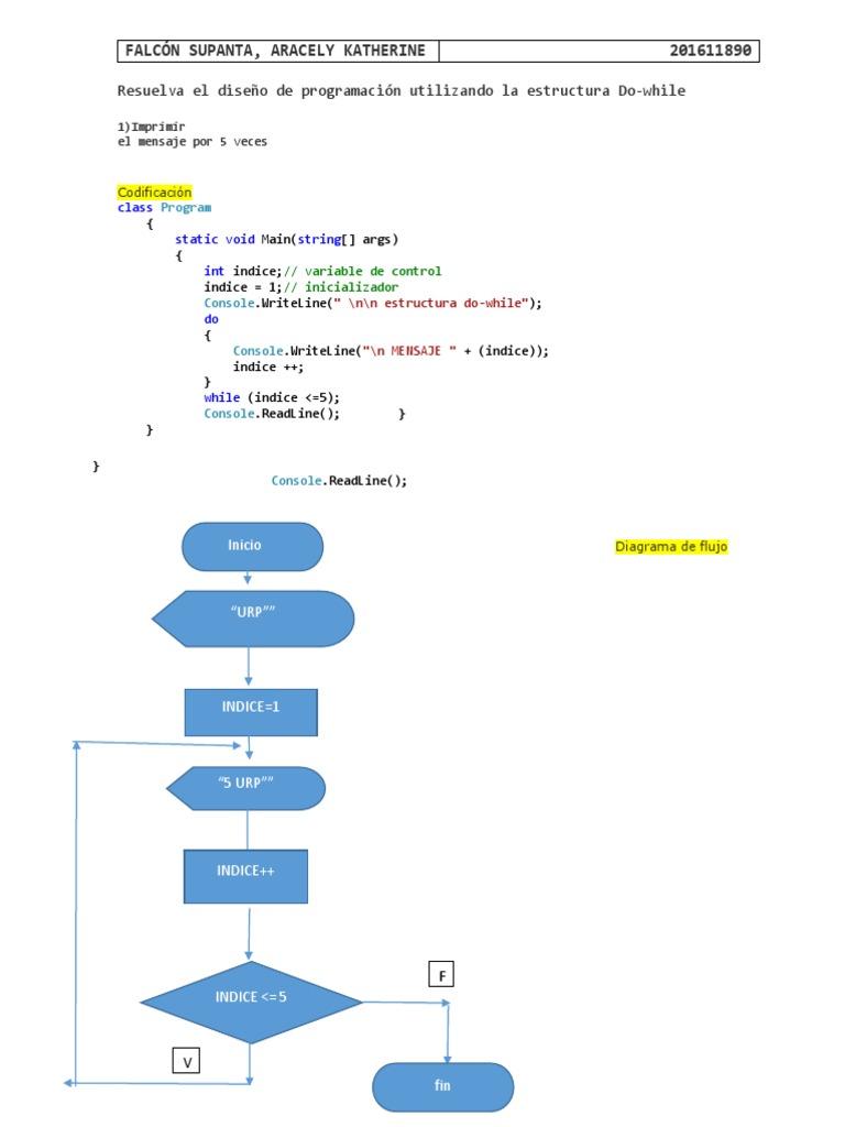 Do While | PDF | Programación de computadoras | Informática