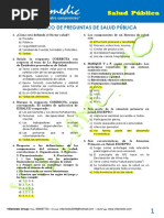 Banco de Preguntas Salud Pública | PDF | Vacunas | Salud pública