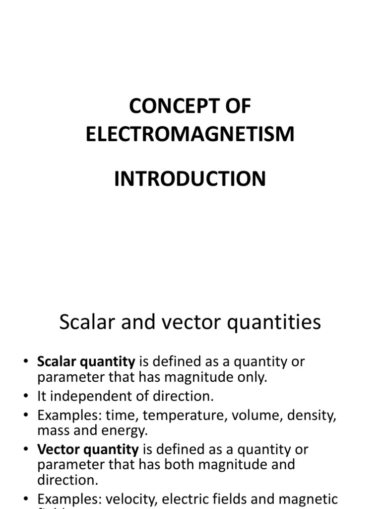 Concept of Electromagnetism | PDF | Coordinate System | Euclidean Vector