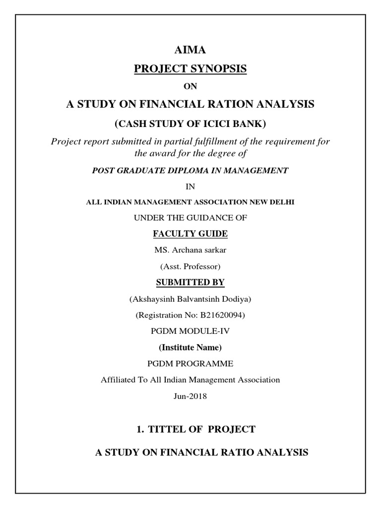 AIMA (1) Synopsis | PDF | Banks | Investing