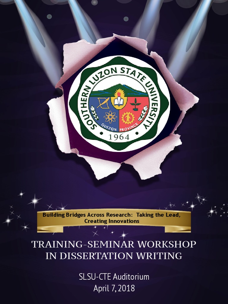 Dissertation Seminar Front Page | PDF