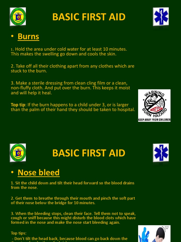BASIC FIRST AID GUIDE | PDF | Hyperthermia | Muscle