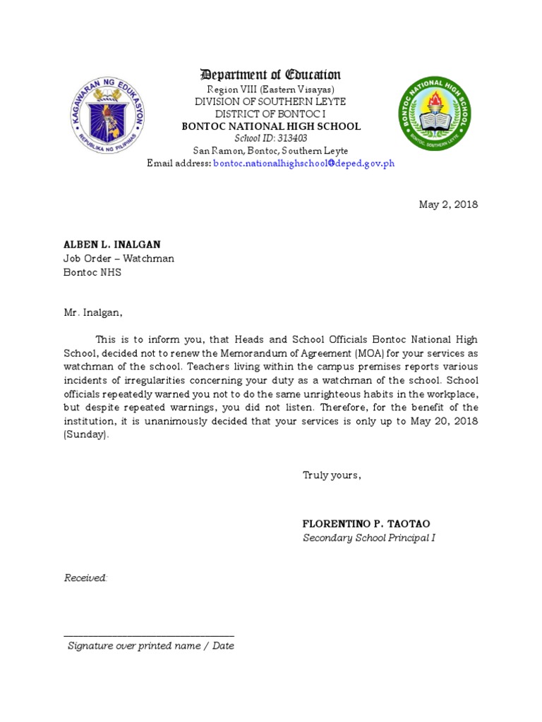 Department of Education: Bontoc National High School | PDF