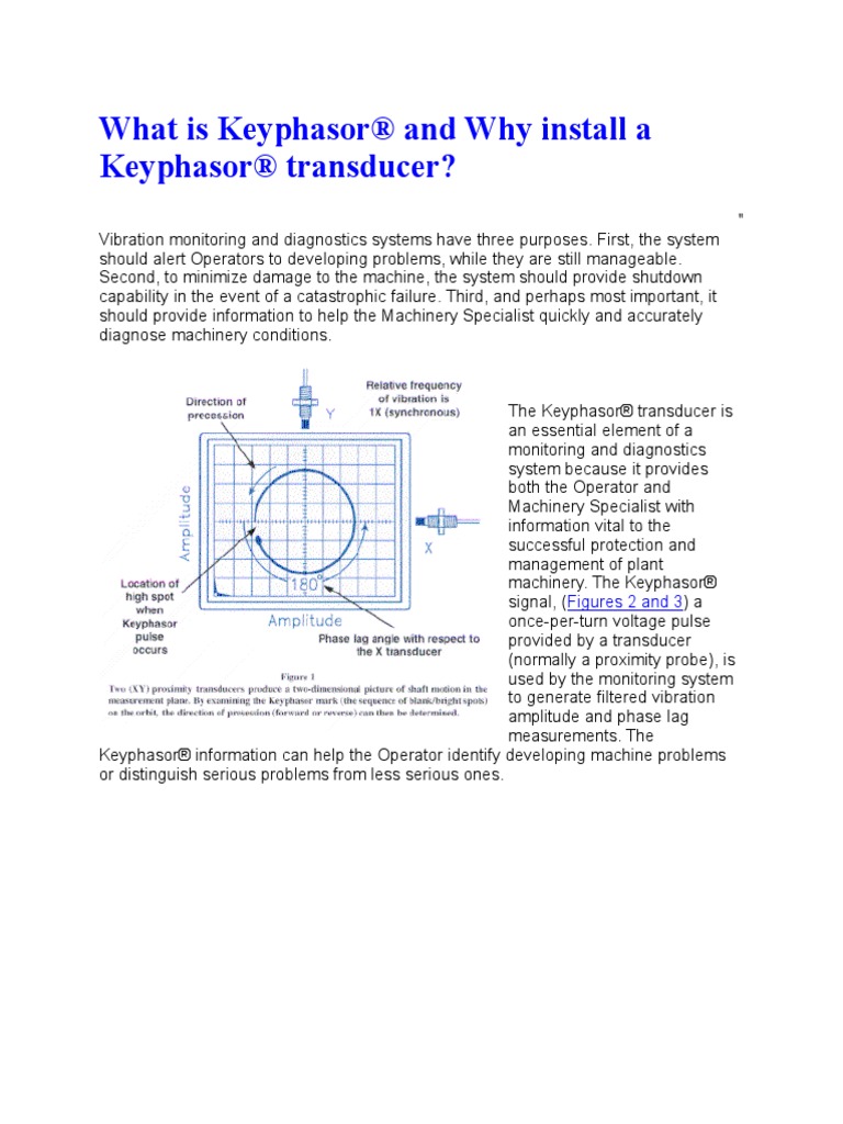 What Is Keyphasor | PDF