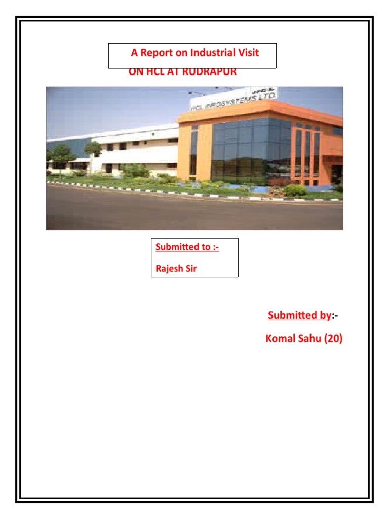 On HCL at Rudrapur | Download Free PDF | Business | Computer Science