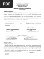 SPECIAL POWER OF ATTORNEY-tagalog Version | PDF