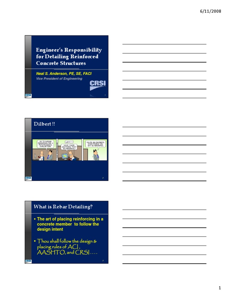 CRSI Detailing | PDF | Beam (Structure) | Economic Sectors