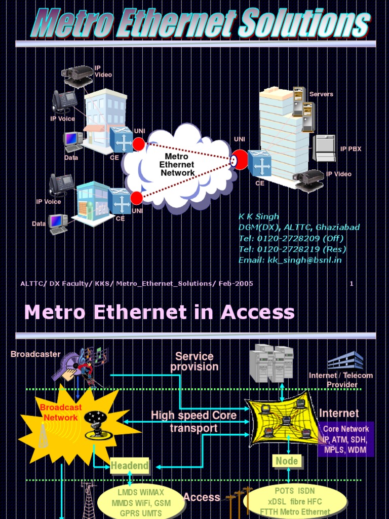 Metro Ethernet Solutions Overview | PDF | Communications Protocols ...